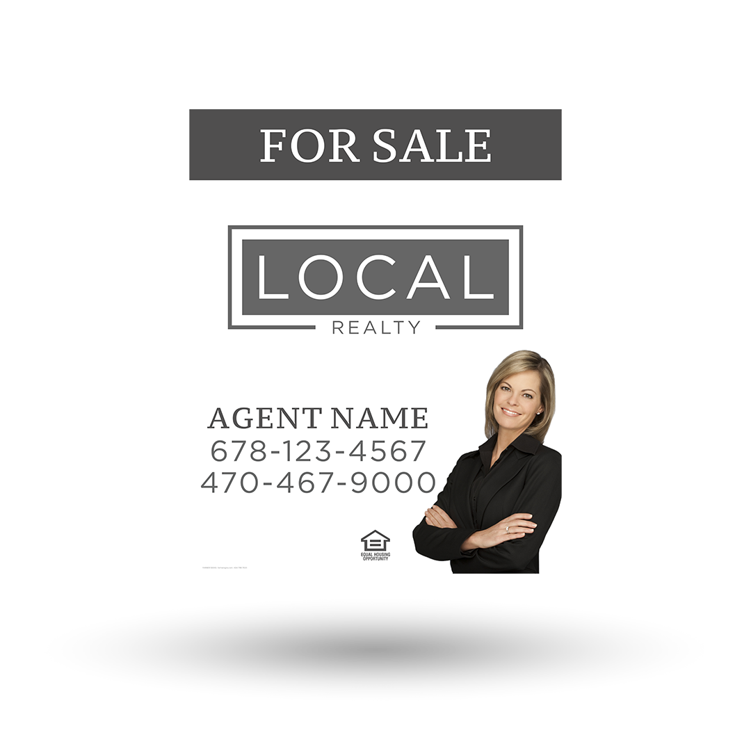 Grand Slam Package Local Realty: 6' Post, Two-Sided 24"x30" Panels ...